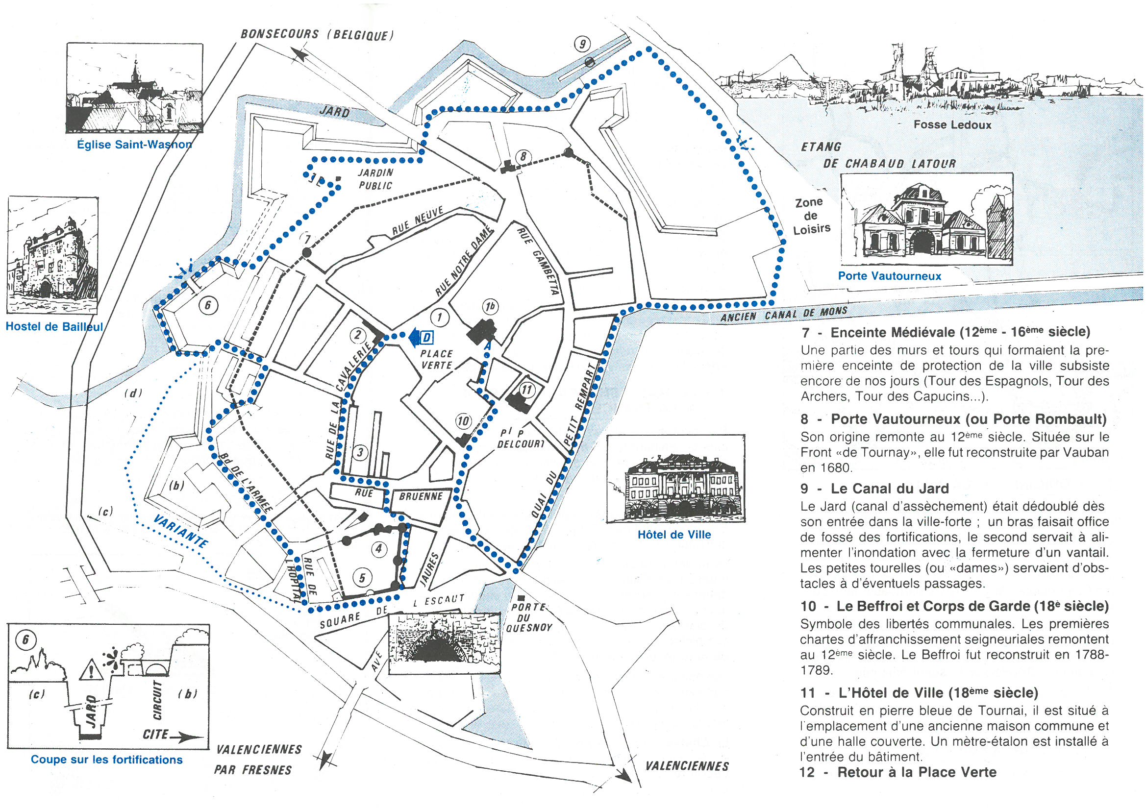 Les fortifications | Ville de Condé sur l'Escaut